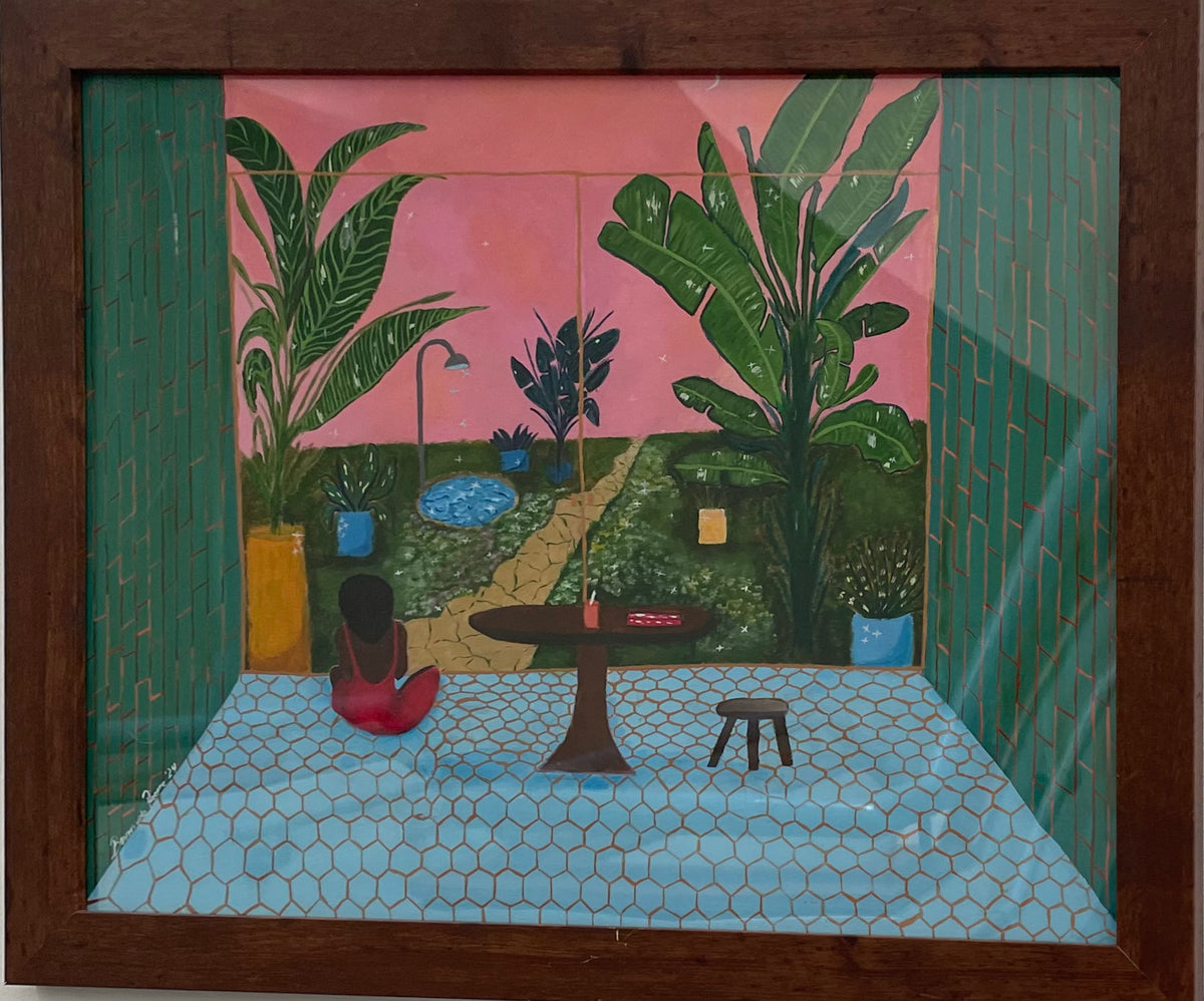 "Table For One" by Bermuda Pierre – Art in the Atrium